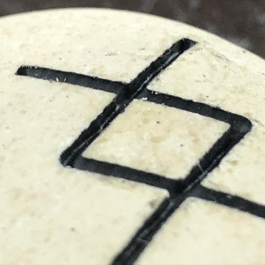 Elder Futhark – Engraved/Sand Carved RuneStones – Tundrafox Designs
