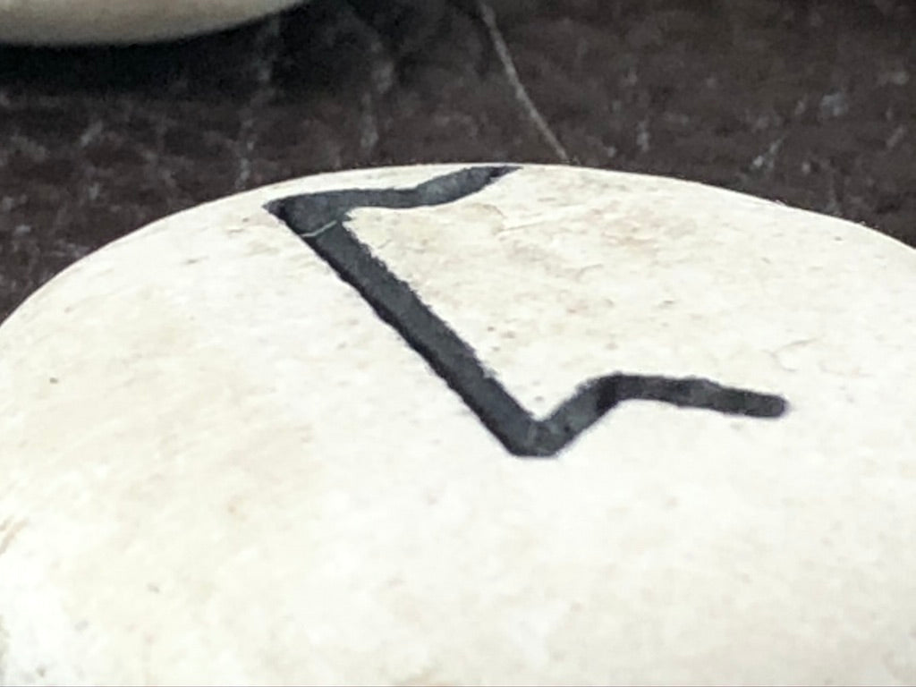 Elder Futhark – Engraved/Sand Carved RuneStones – Tundrafox Designs
