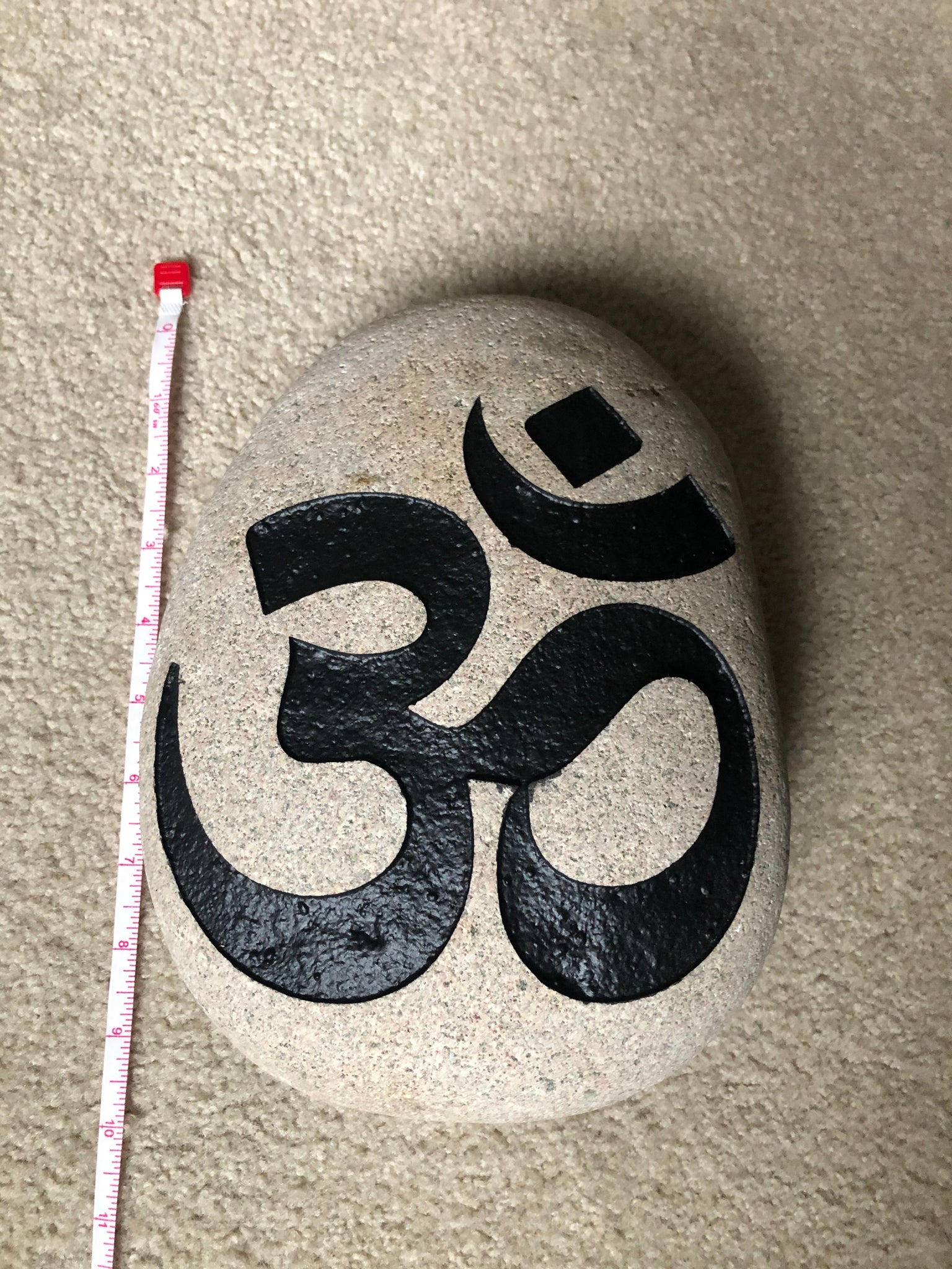 Om (Sanskrit) - Sand Carved Stone – Tundrafox Designs